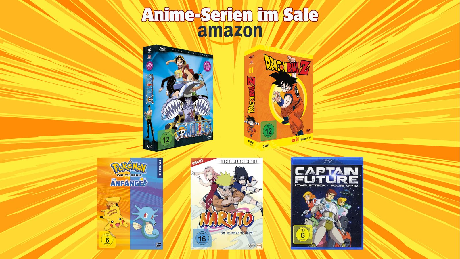 Anime-Sale bei Amazon nur noch heute! Krasse Deals für “Dragonball ...