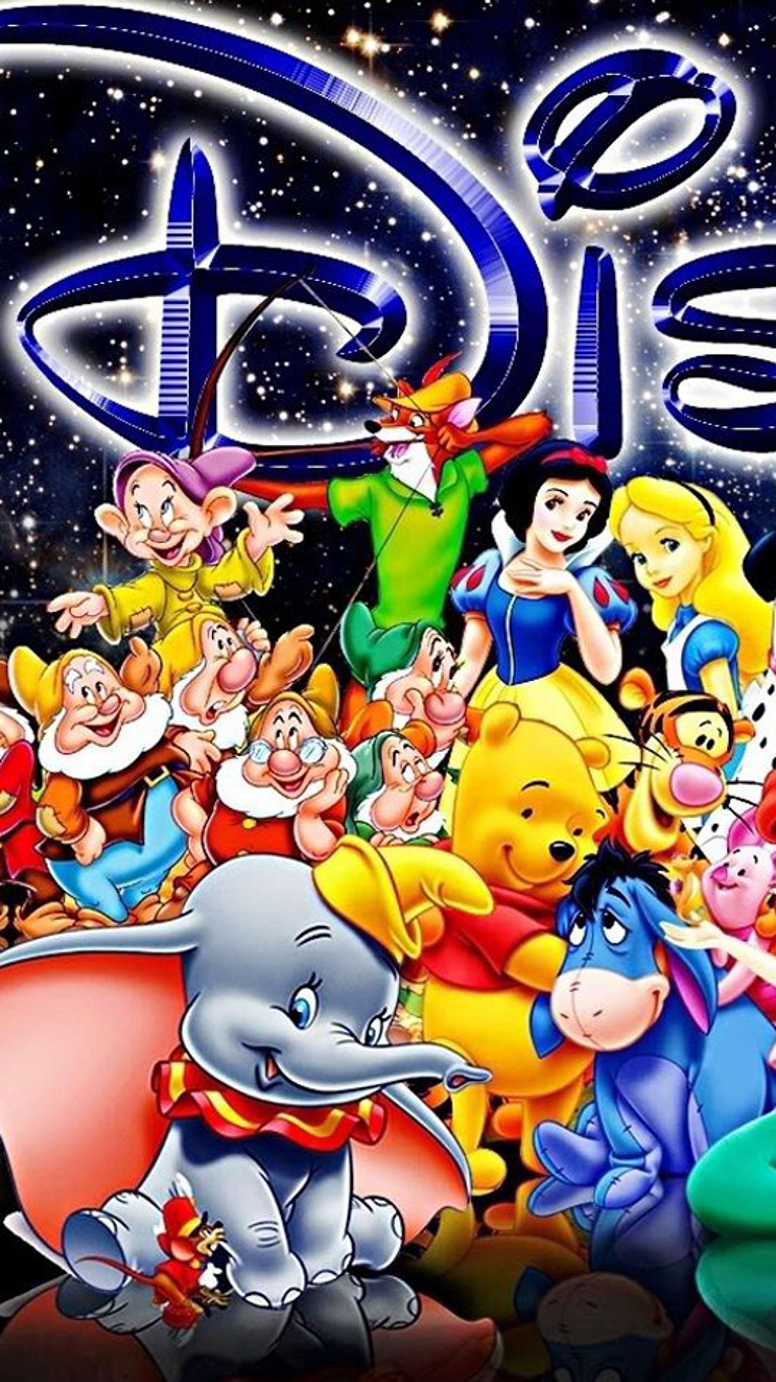 Alle Disney Figuren Hintergrundbilder