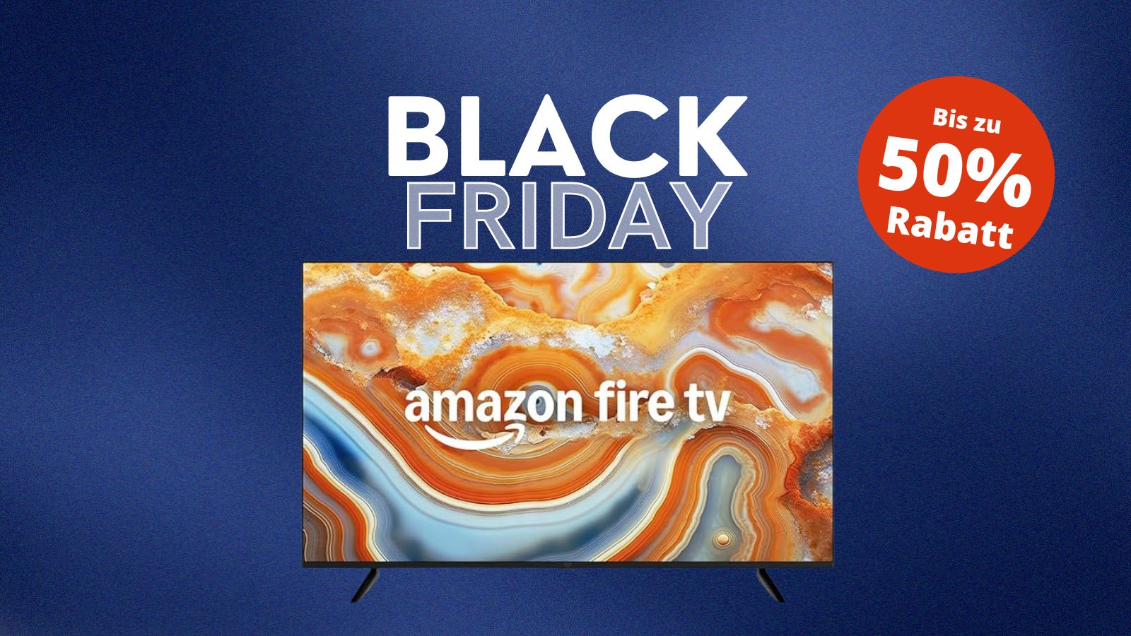 Fire TV 4 Smart-TV bei Amazon: 50 Zoll 4K‑UHD zum Black-Friday-Preis