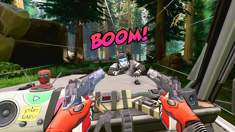 „Deadpool VR“ im Test: Großmäulige Metzel-Action – funktioniert Wade ...