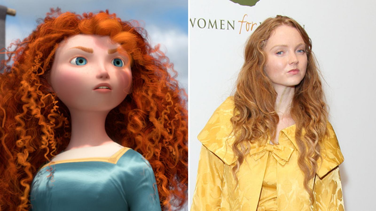 Merida, Lily Cole | Diese Promis sehen aus wie Disney-Figuren!