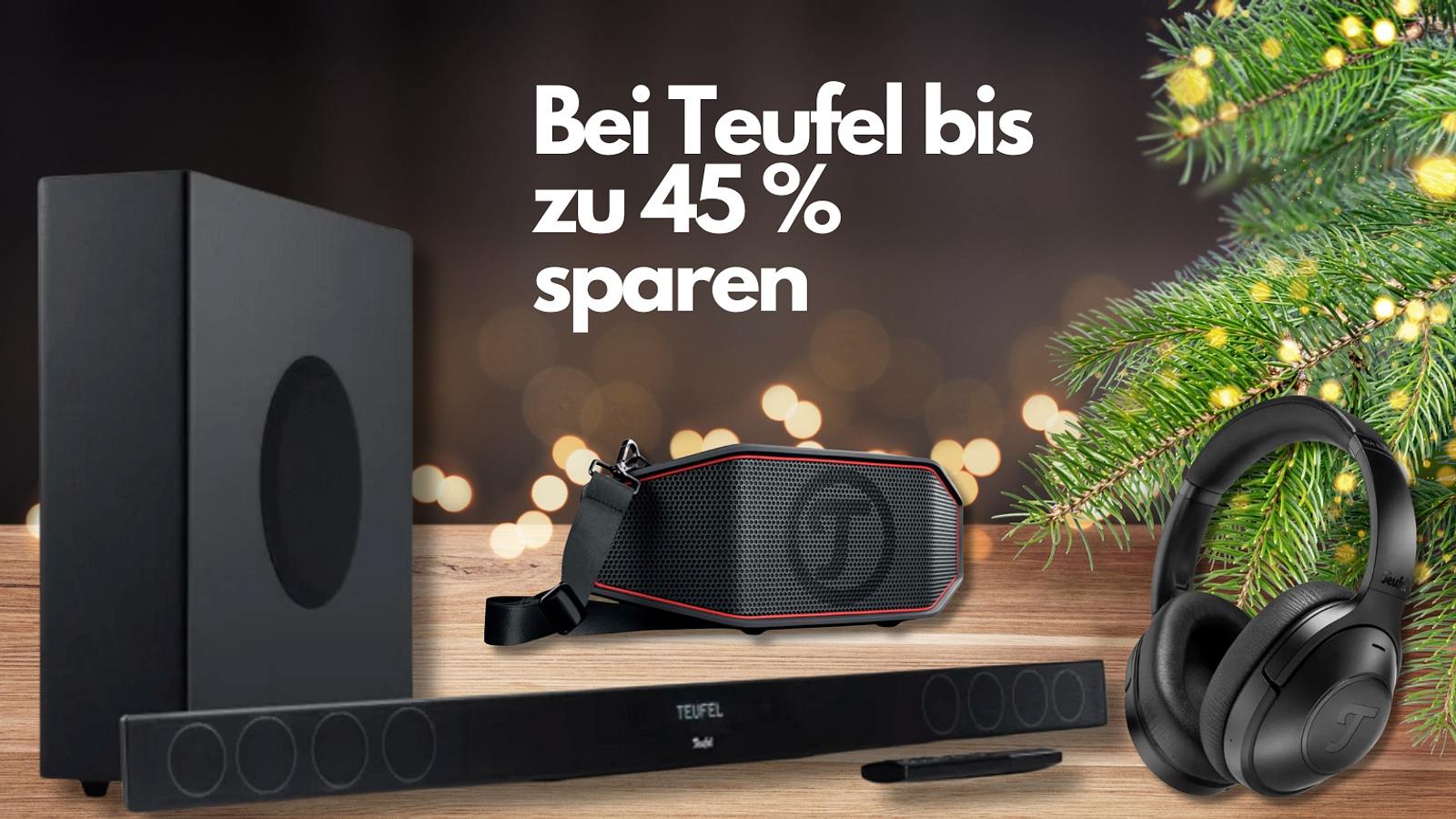 Teufel: Audio-Geräte, die wie ein Geschenk klingen – jetzt 45% reduziert