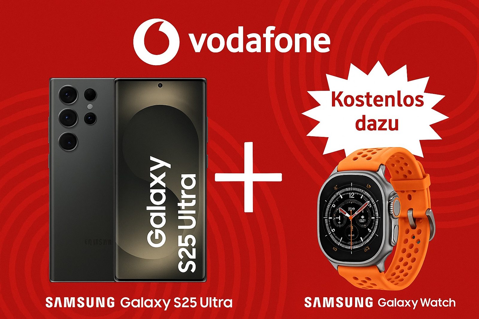 Galaxy S25 Ultra + gratis Smartwatch – nur bei o2: Flexibel zahlen & sparen
